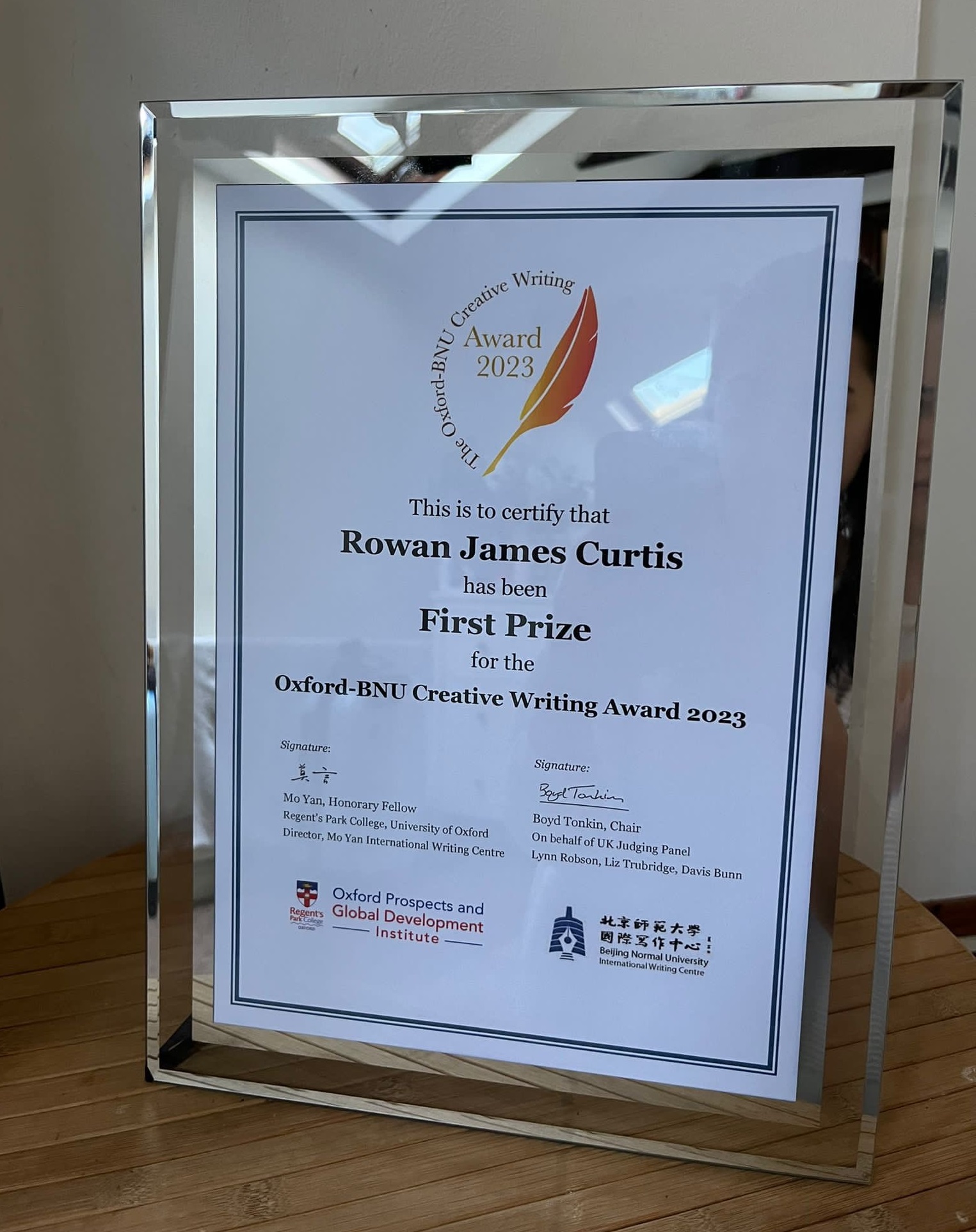 Creative Writing Prize Recognises Unique Student Collaboration with ...