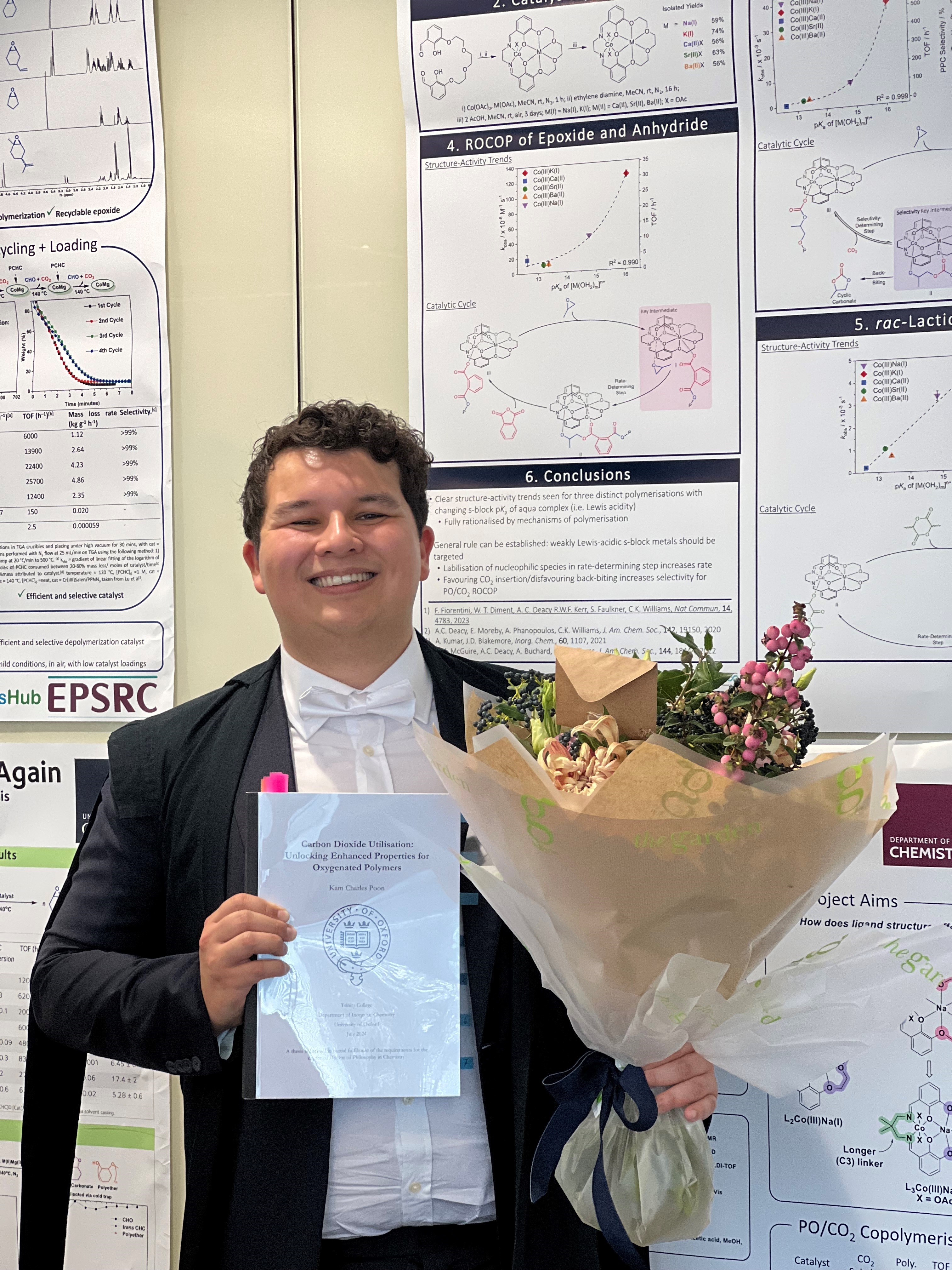 Jon Weaver PhD Prize for Kam Poon | Trinity College Oxford